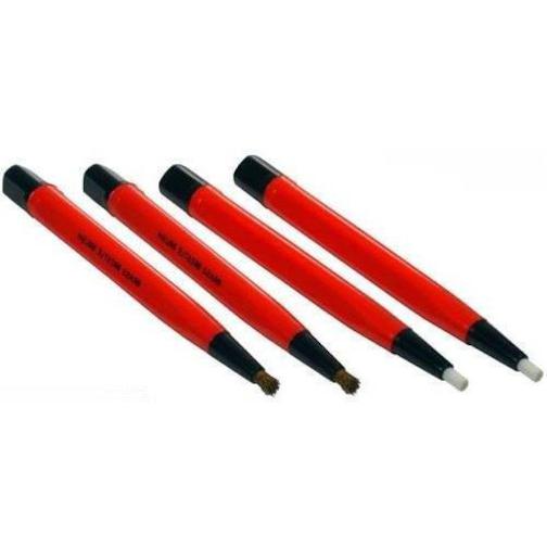 Watch Battery Circuit Contact Cleaning Brushes 2 Brass Bristle & 2 ...