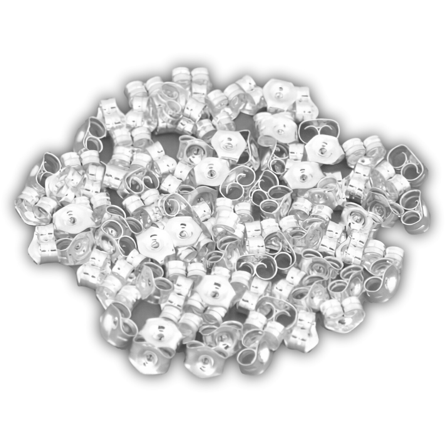 100 Sterling Silver .925 Earring Backs Ear Nut Parts | Michaels