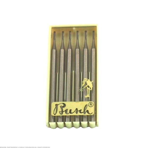 6 Busch Cylinder Square Plain Burs ISO 007 | Michaels