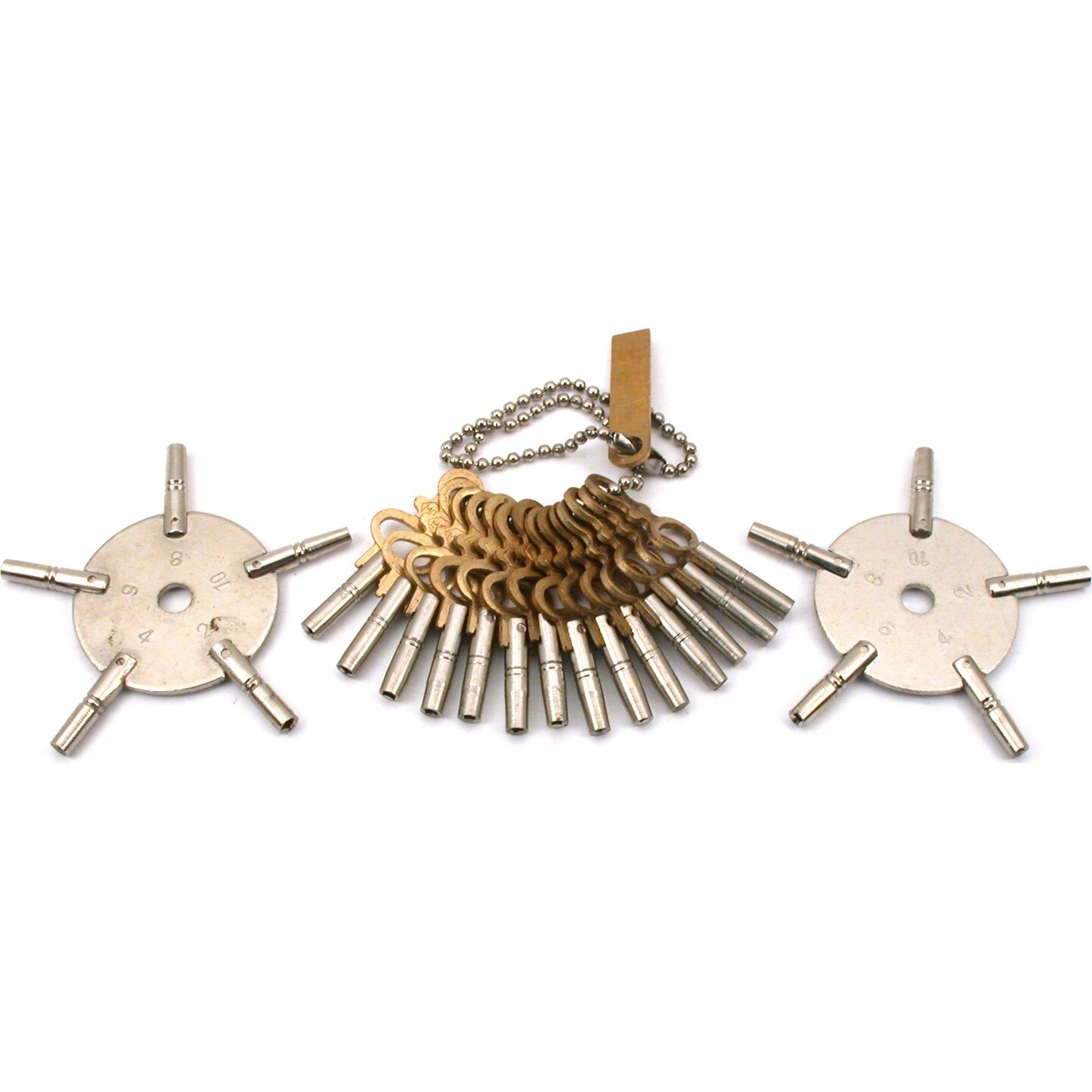16 Pocket Watch 5 Prong Clock Keys Watchmakers Tools | Michaels