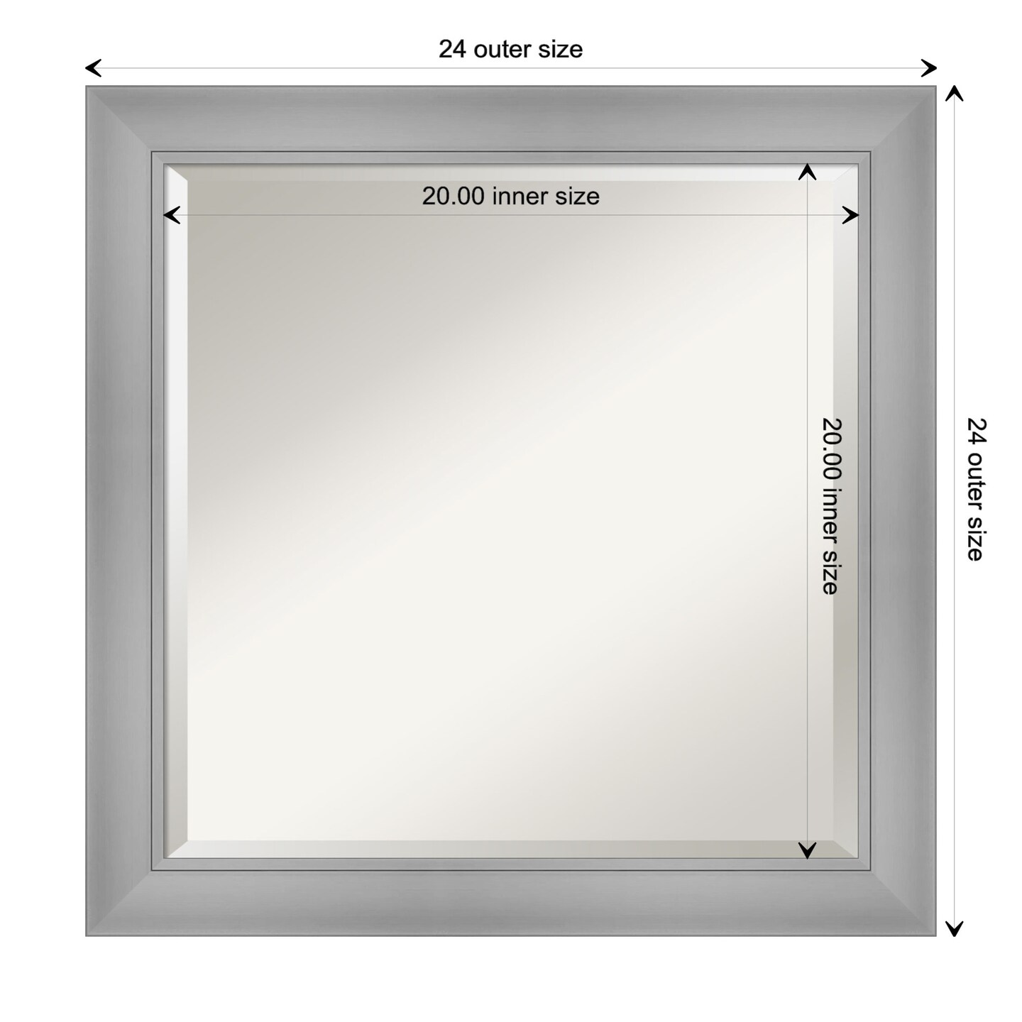 Beveled Bathroom Wall Mirror, Flair Frame | Michaels