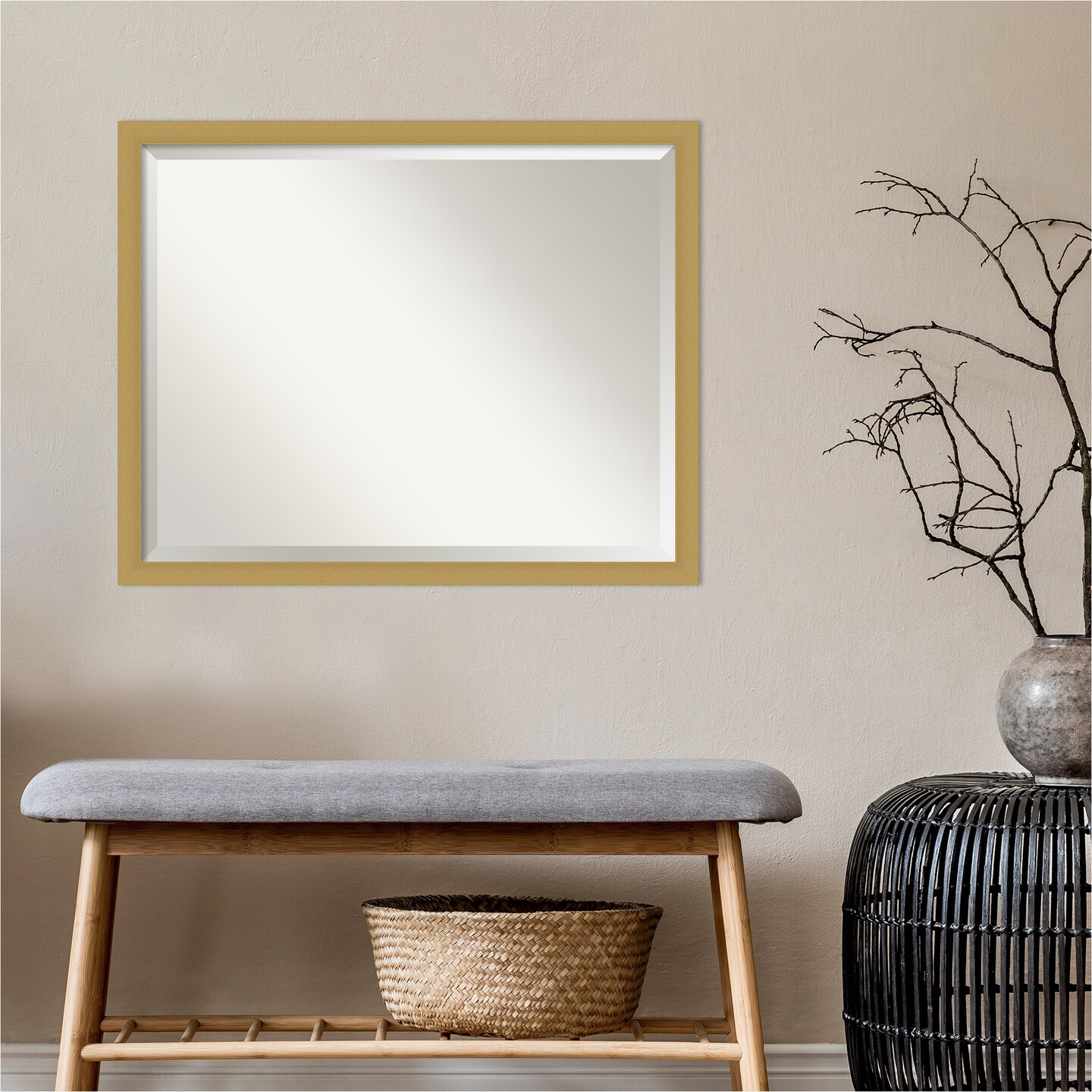 Beveled Bathroom Wall Mirror, Grace Narrow Frame | Mirrors | Michaels