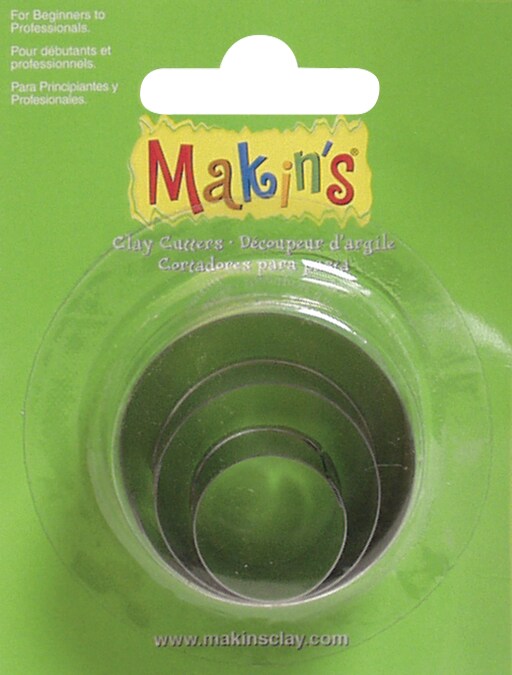 Makin's Clay Cutters 3/Pkg-Round | Stencils & Forms | Michaels