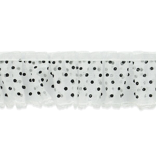 5 Yards of Polka Dot Gathered Trim | Michaels