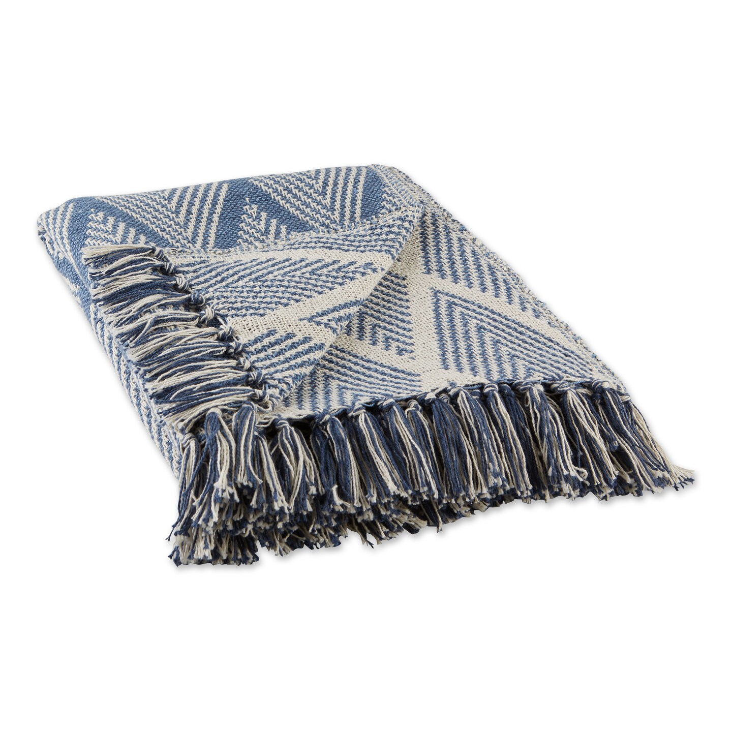 DII Denim Blue Tone Multi Diamond Throw | Michaels