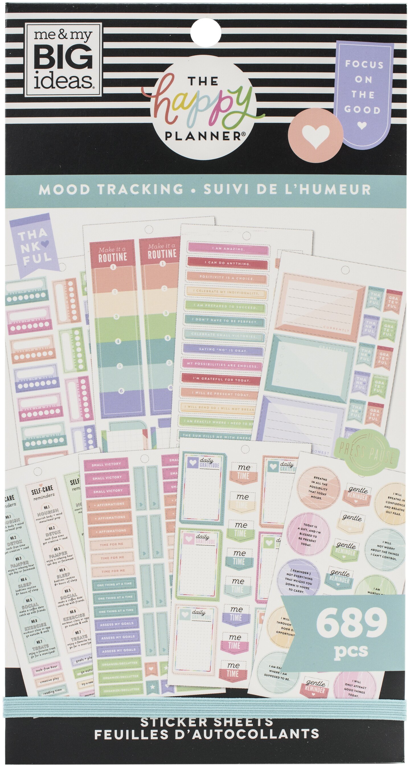 Happy Planner Sticker Value Pack-Mood Tracking/Mental Health, 689/Pkg ...
