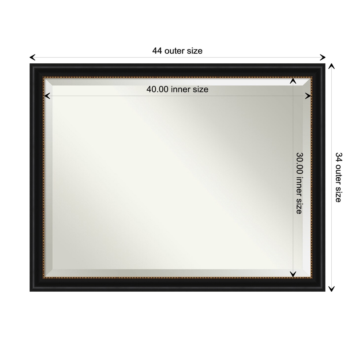 Beveled Bathroom Wall Mirror, Manhattan Frame | Michaels