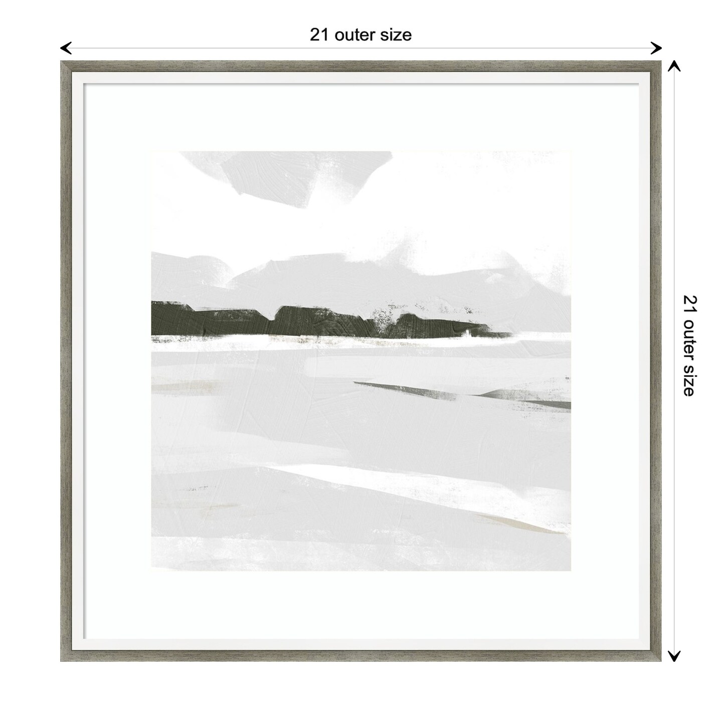 Coastal Haze II by Emma Scarvey Wood Framed Wall Art Print | Framed Art ...