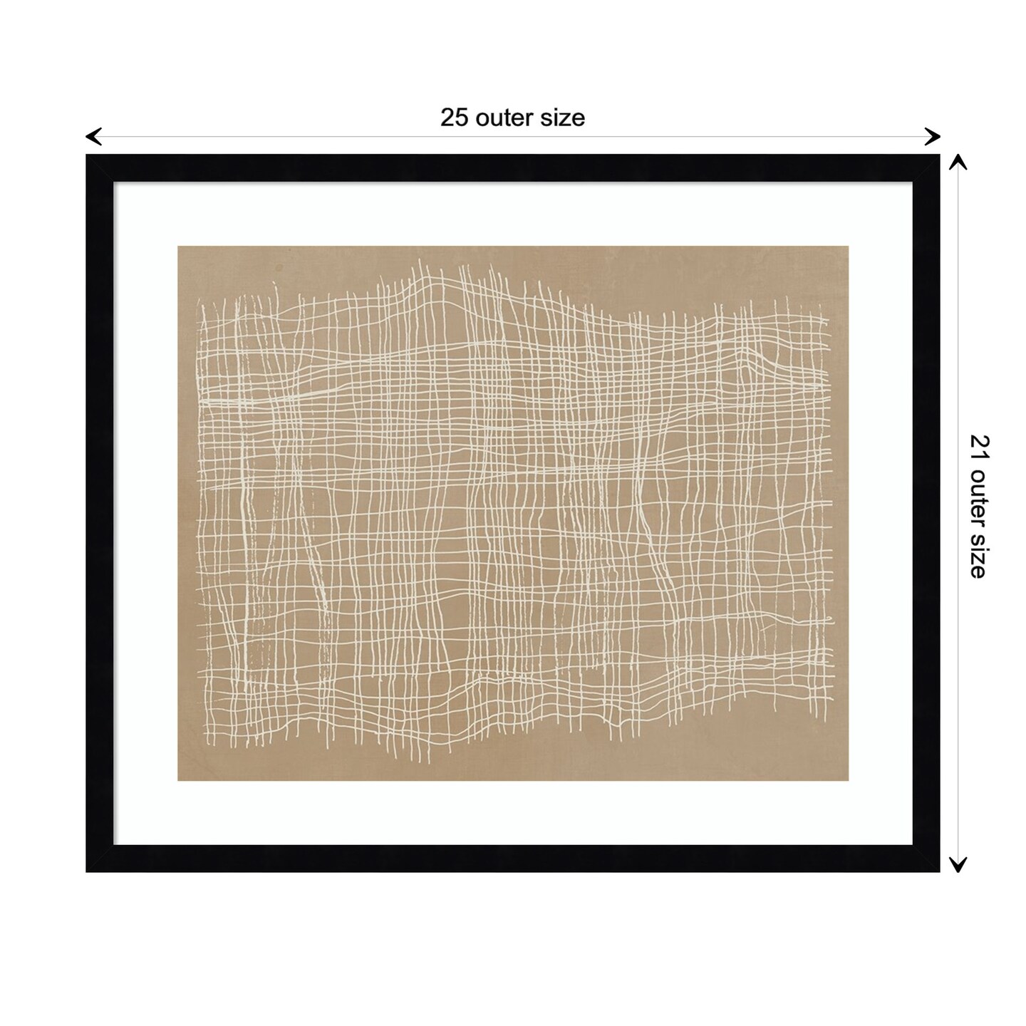 Basket Weave by Tom Reeves Wood Framed Wall Art Print | Michaels