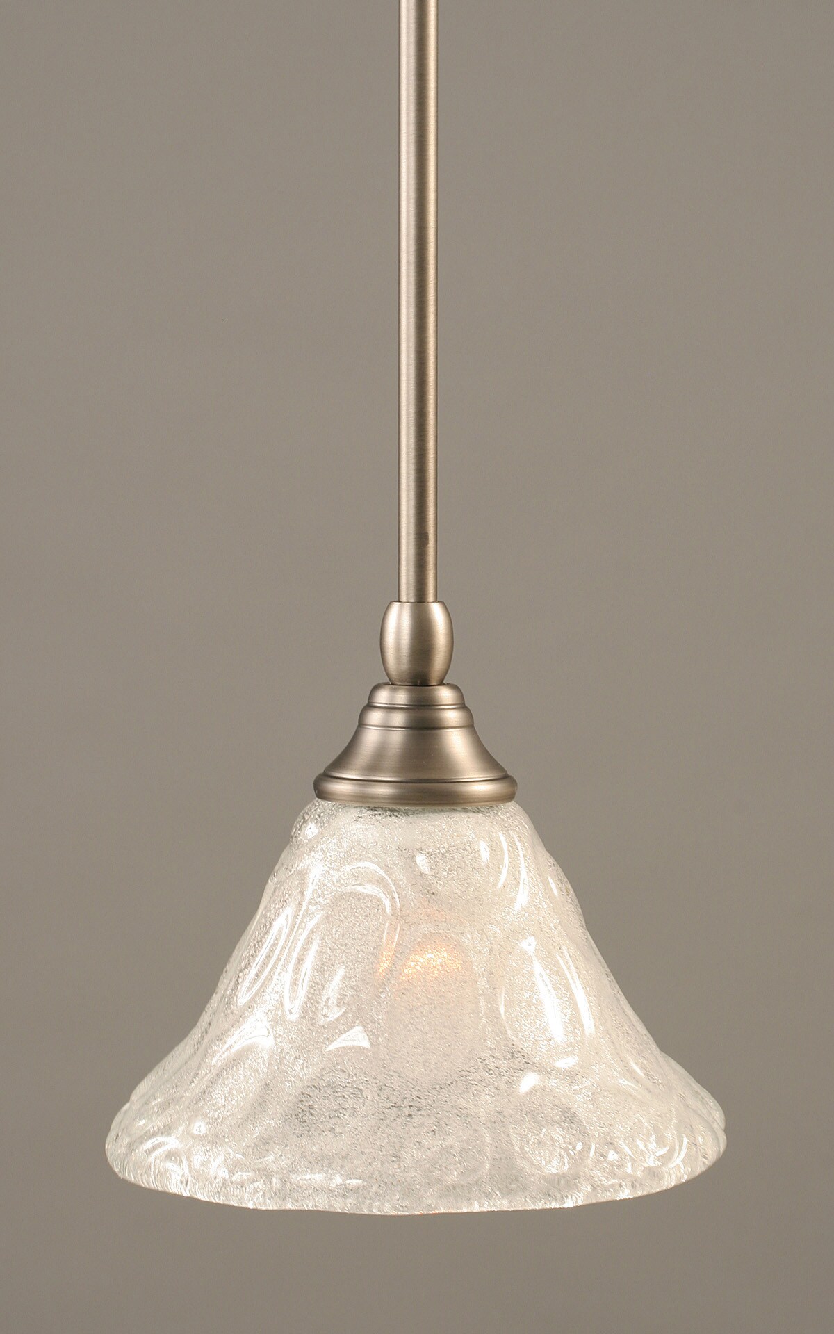 Stem Mini Pendant With Hang Straight Swivel Shown In Brushed Nickel ...