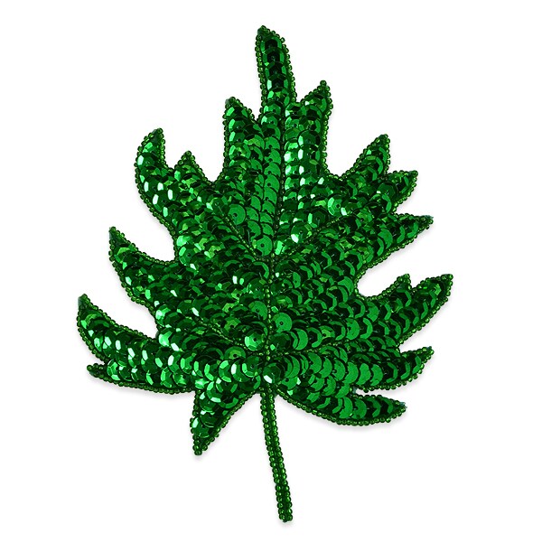 Maple Leaf Sequin Applique/Patch | Michaels