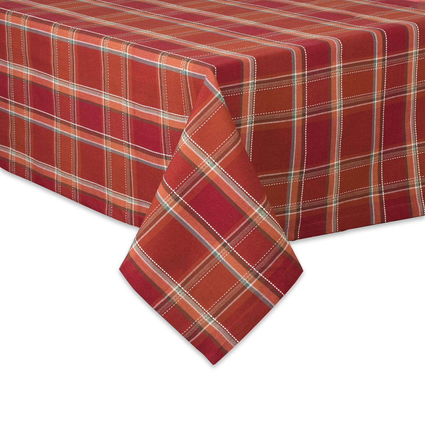 DII Autumn Spice Plaid Tablecloth | Michaels