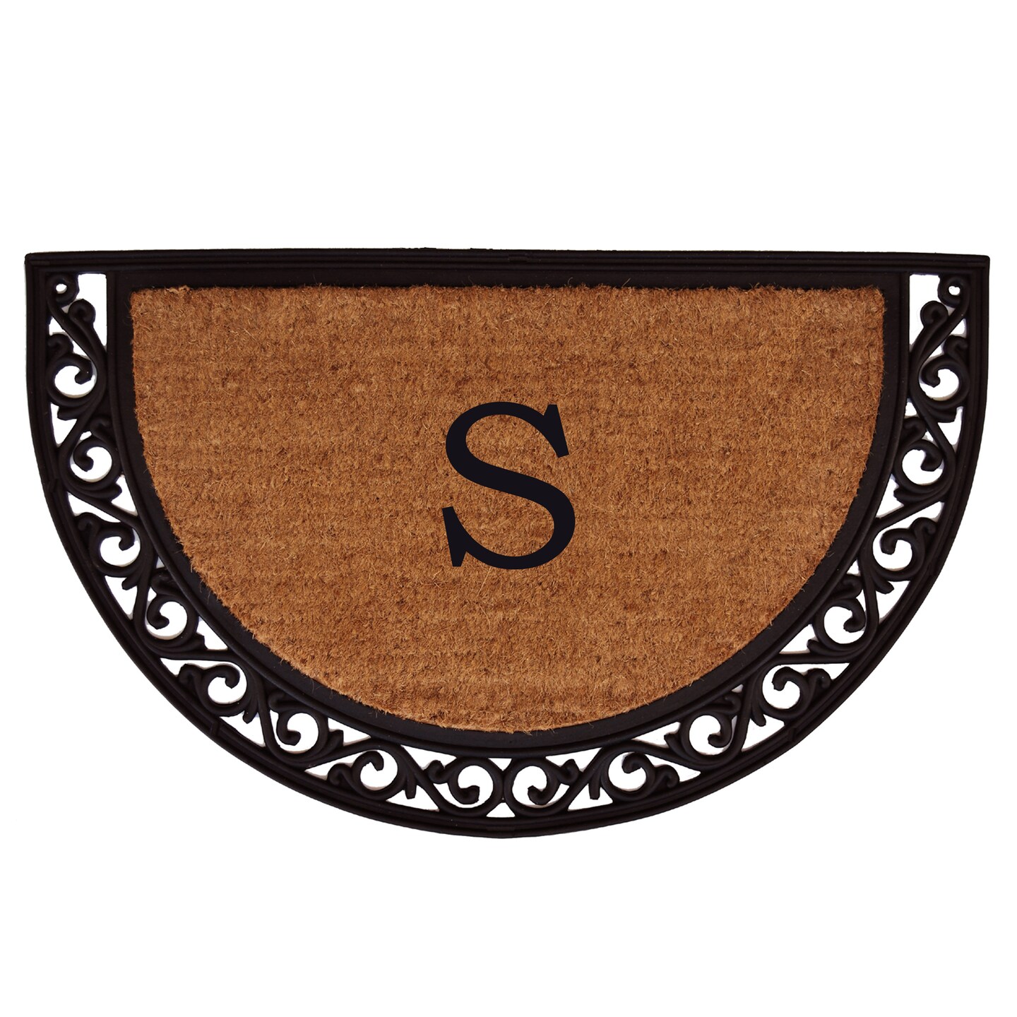 Ornate Scroll Monogram Doormat | Michaels