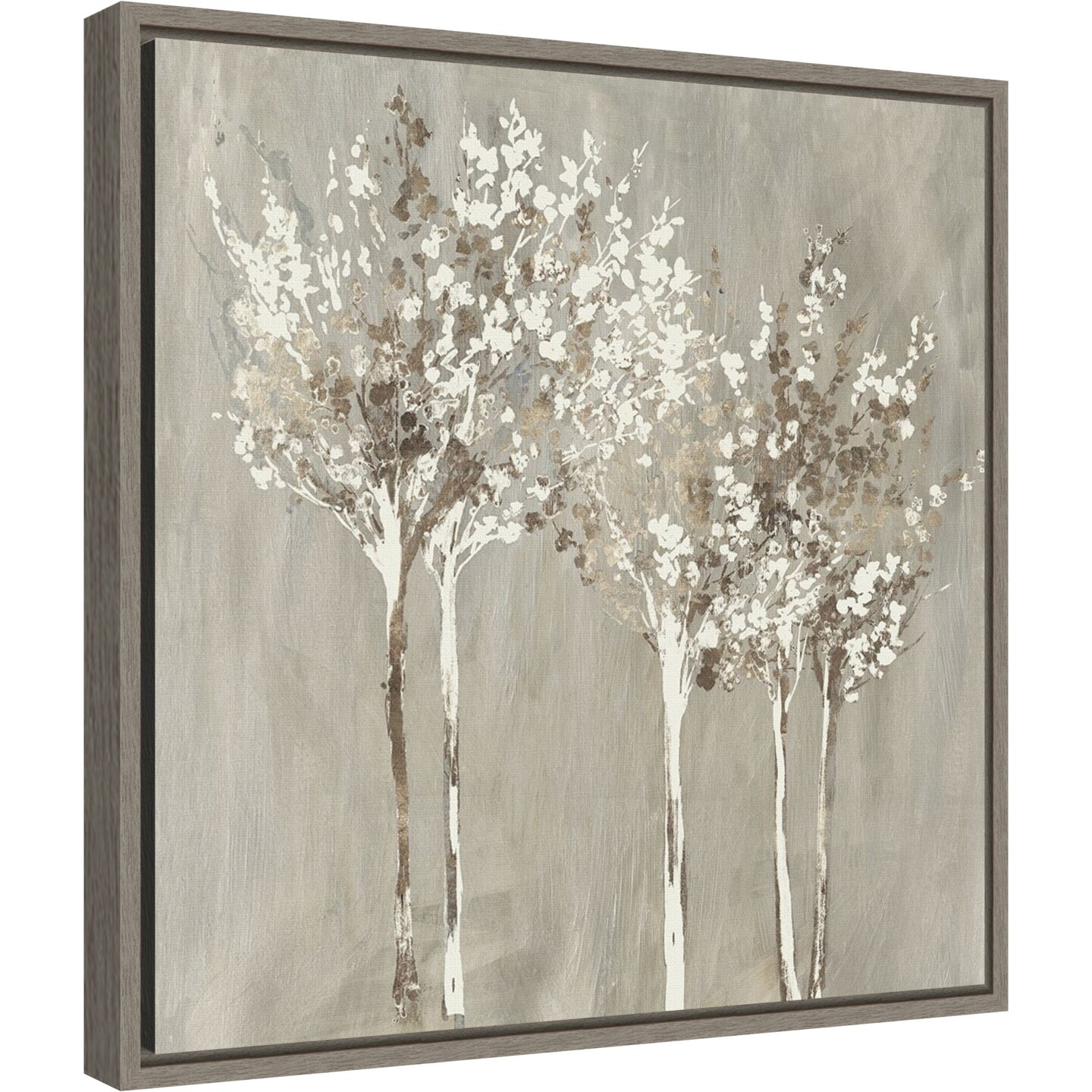 Dusky (Trees) by Allison Pearce 16-in. W x 16-in. H. Canvas Wall Art ...