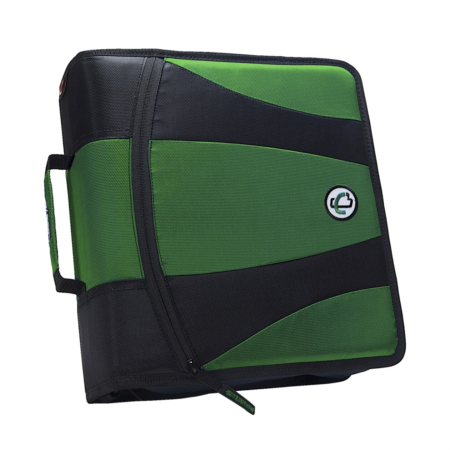 Case-it Dual Ring Zipper Binder, D-Ring, 2 Inches, Kelly Green | Art ...