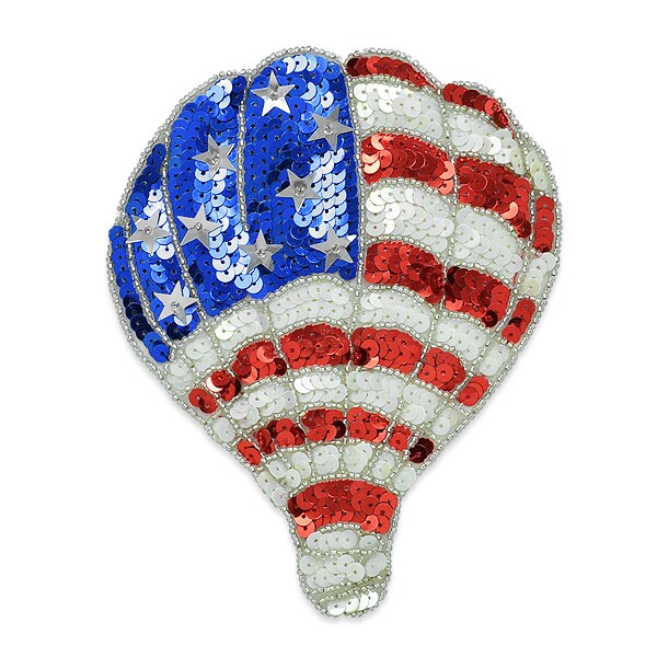 American Hot Air Balloon Sequin Applique/Patch | Michaels
