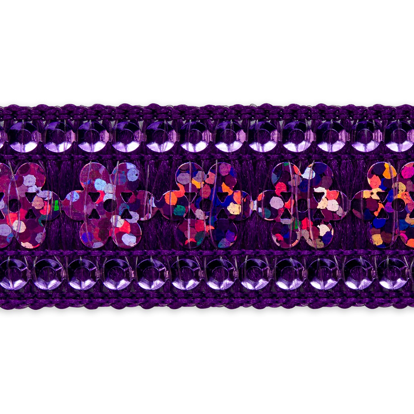 5 yards of Viola Single Row Starlight Sequin Trim with Sequin Edging ...