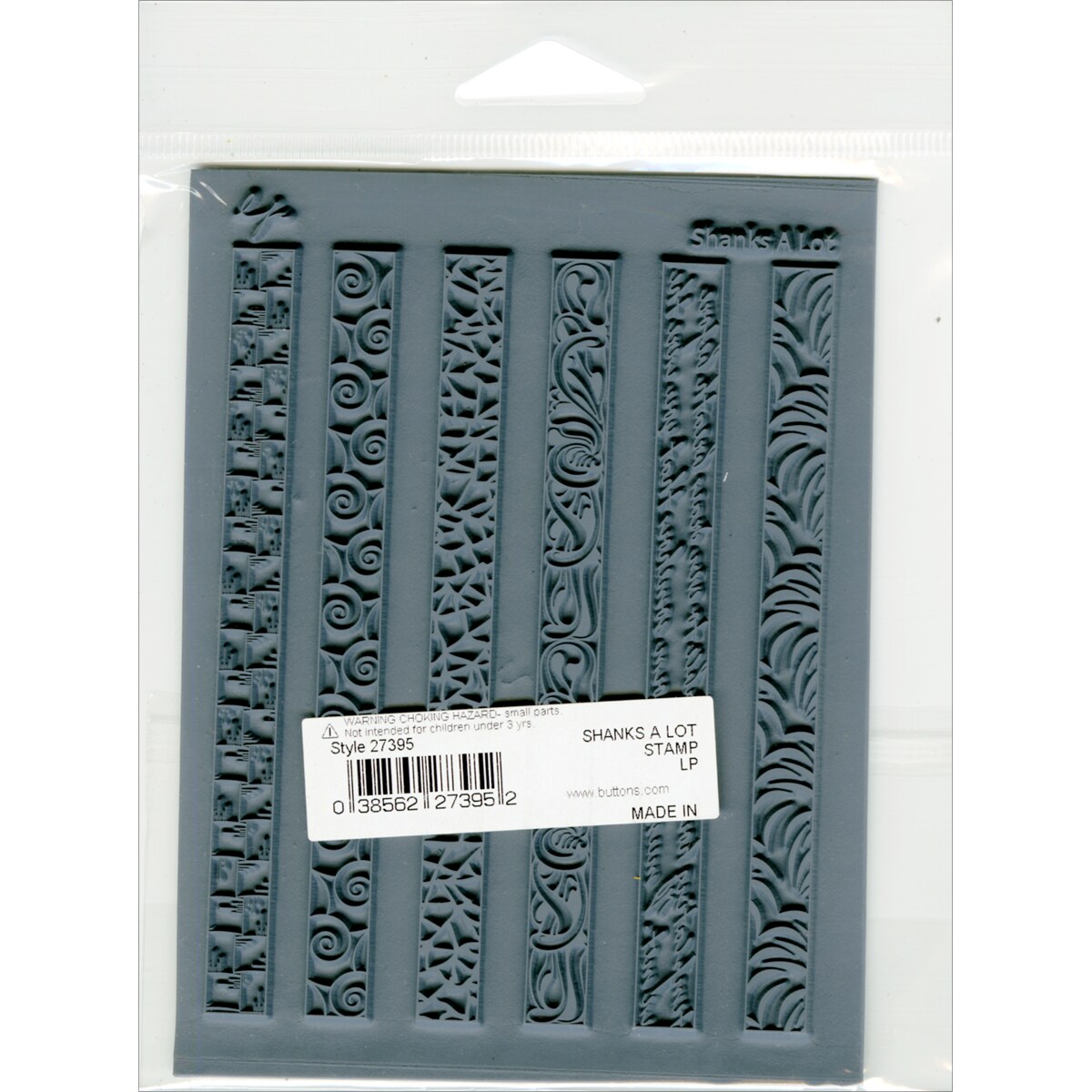 Lisa Pavelka Individual Texture Stamp 4.25"X5.5"-Shanks A Lot ...