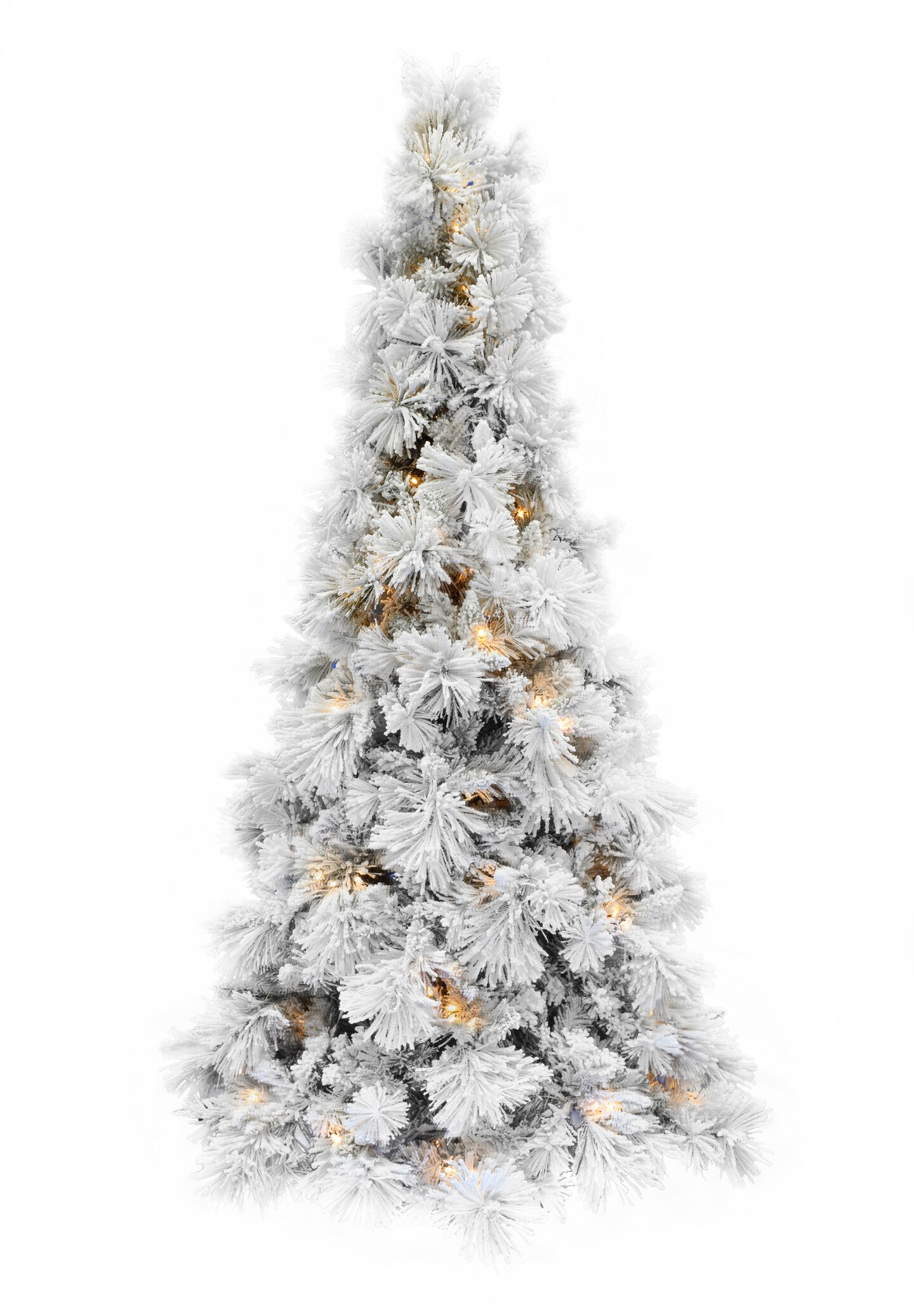 Perfect Holiday Pre-lit Slim Snow Flocked Atka Christmas Tree | Michaels