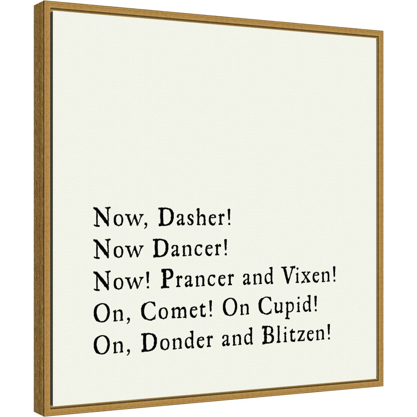 Dash Away All by Amanti Art Portfolio 22-in. W x 22-in. H. Canvas Wall ...