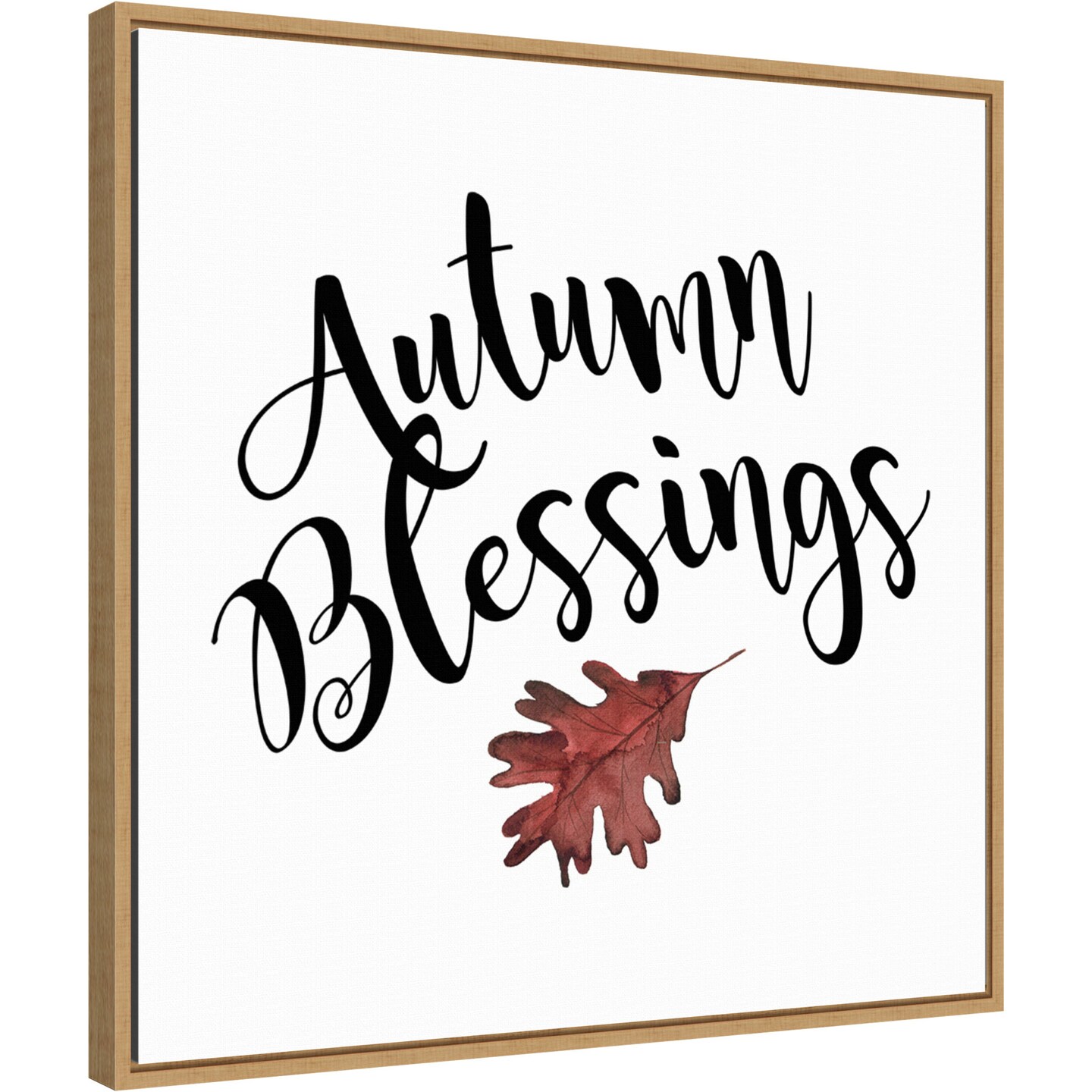 Autumn Blessings by Amanti Art Portfolio 22-in. W x 22-in. H. Canvas ...