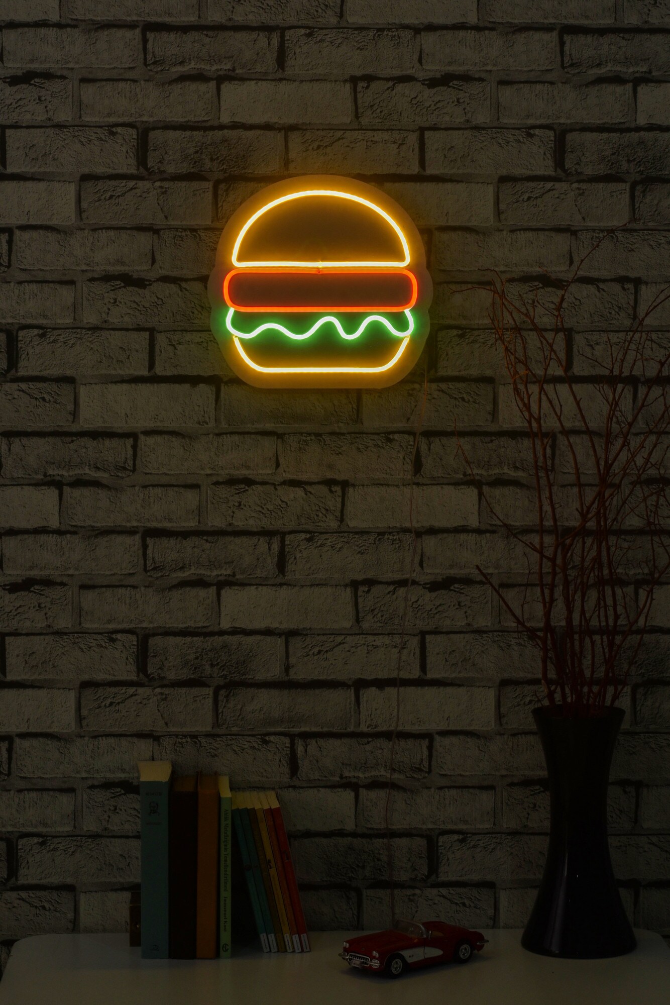 11" Novelty Hamburger Led Neon Sign Wall Décor | Neon Lights | Michaels