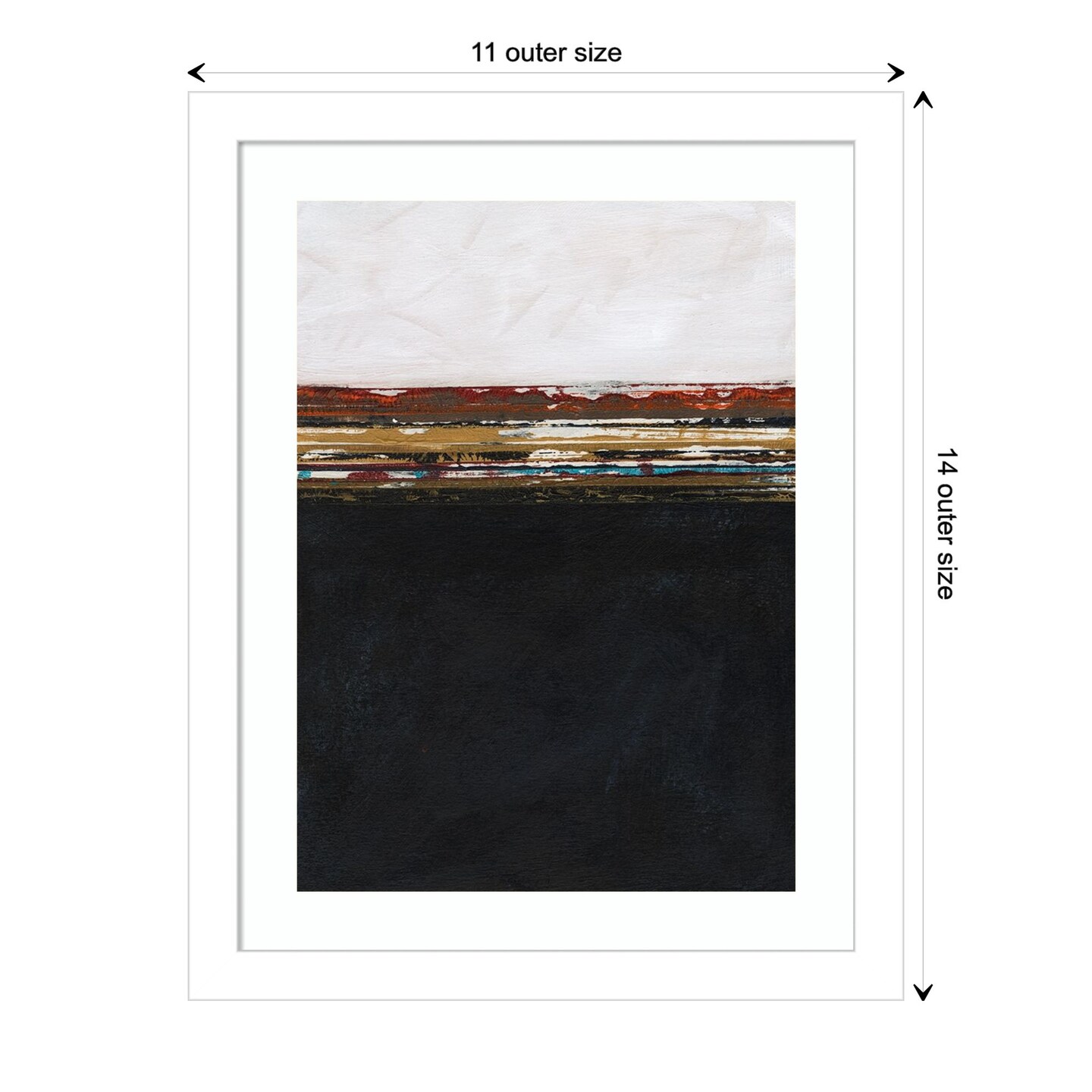 A Sense of Space I by Jodi Fuchs Wood Framed Wall Art Print | Michaels