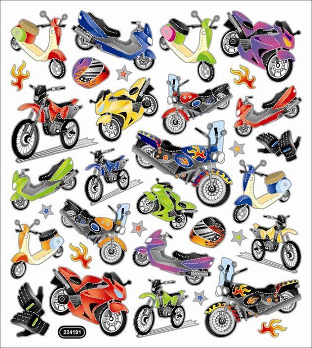 Motorcycles Stickers | Michaels