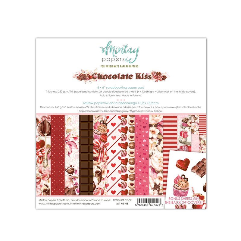 Chocolate Kiss 6x6 Paper Pad - Mintay Papers | Michaels