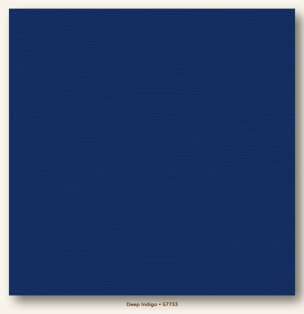 Deep Indigo Canvas Textured My Colors Cardstock - Photoplay | Michaels