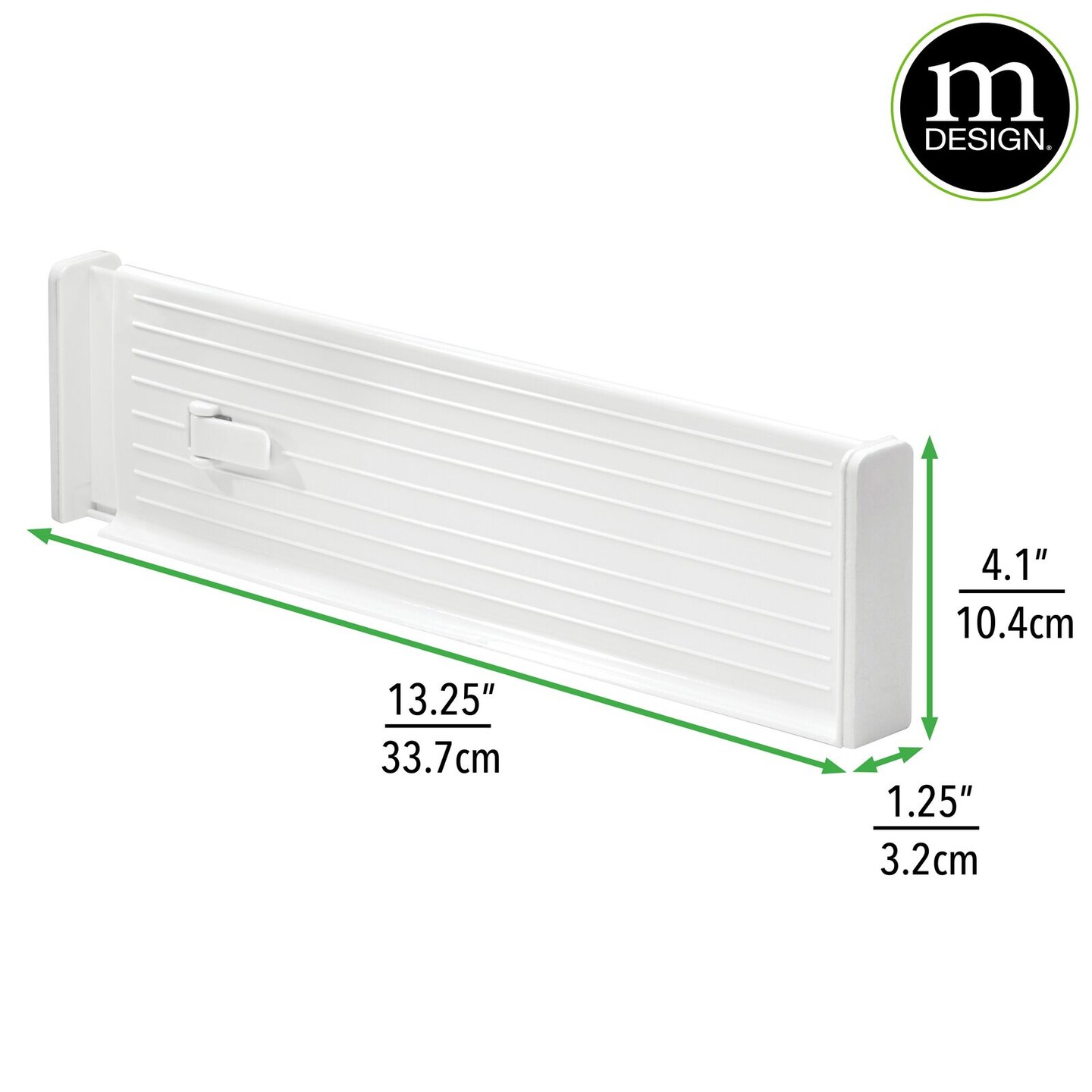 mDesign Expandable Kitchen Drawer Divider, Secure Lock | Kitchen ...