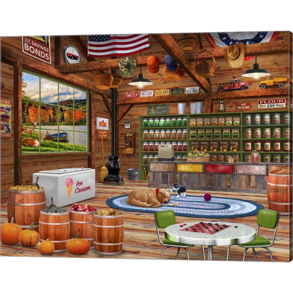 General Store by Chris Dobrowolski 20" x 16" Canvas Wall Art | Michaels