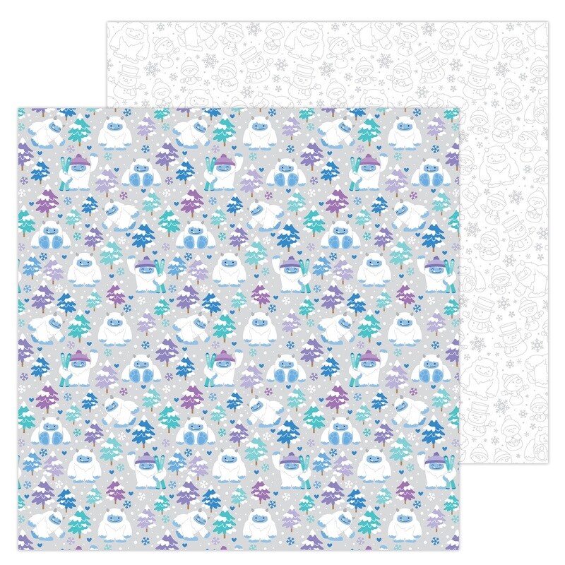 Yeti For Winter Paper - Winter Wonderland - Doodlebug | Michaels