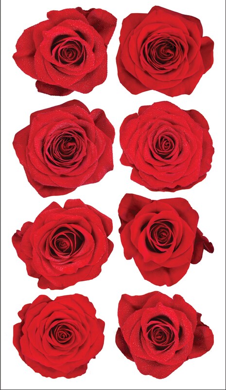 Red Roses Stickers By Sticko | Michaels