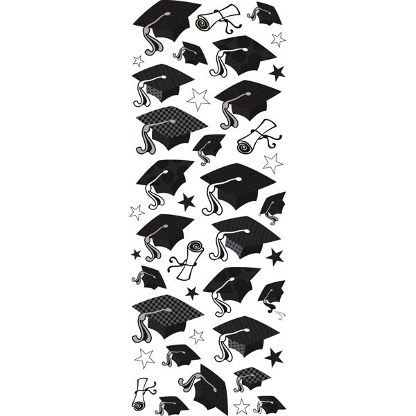 Graduation Hats Puffy Stickers | Michaels