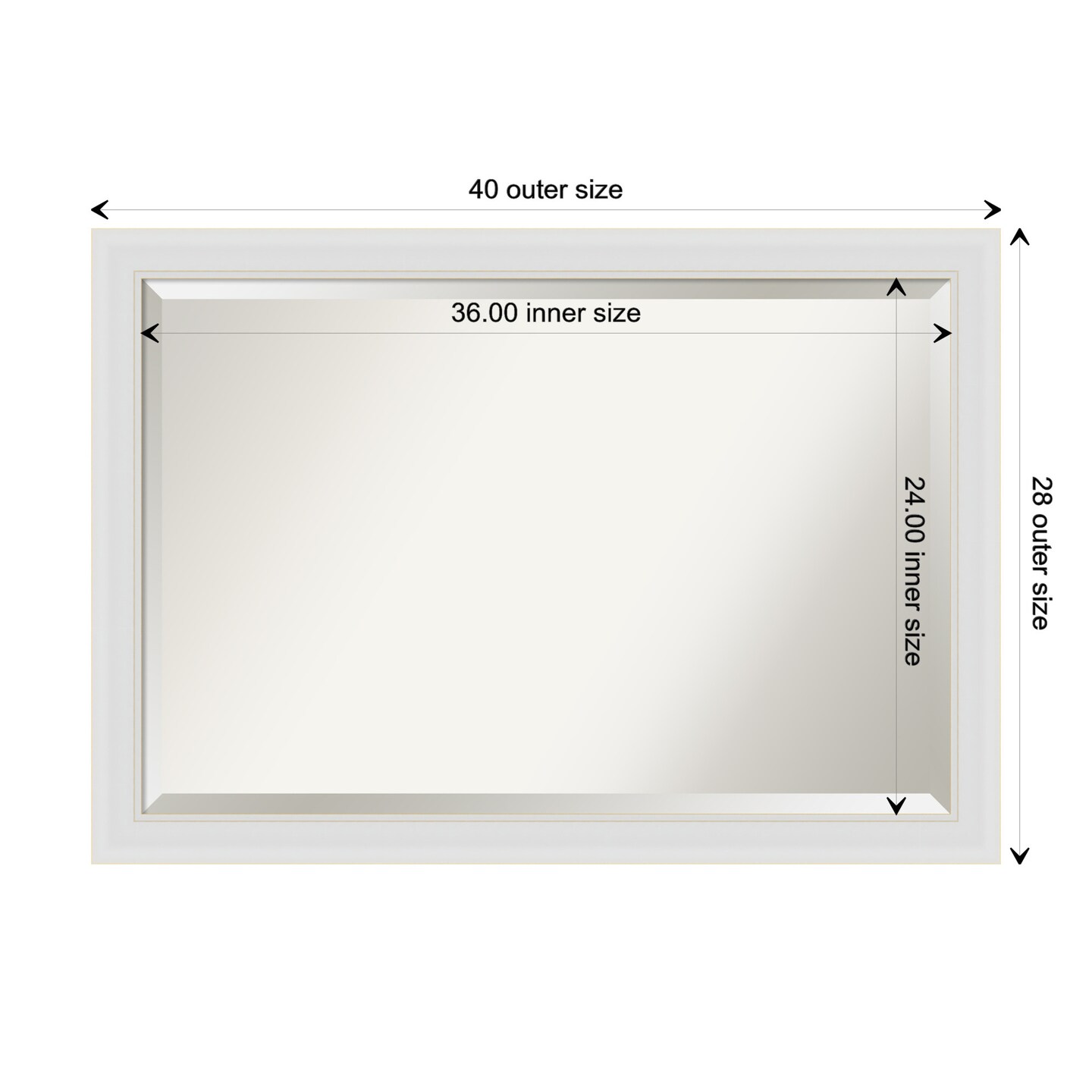 Beveled Bathroom Wall Mirror, Flair Frame | Michaels