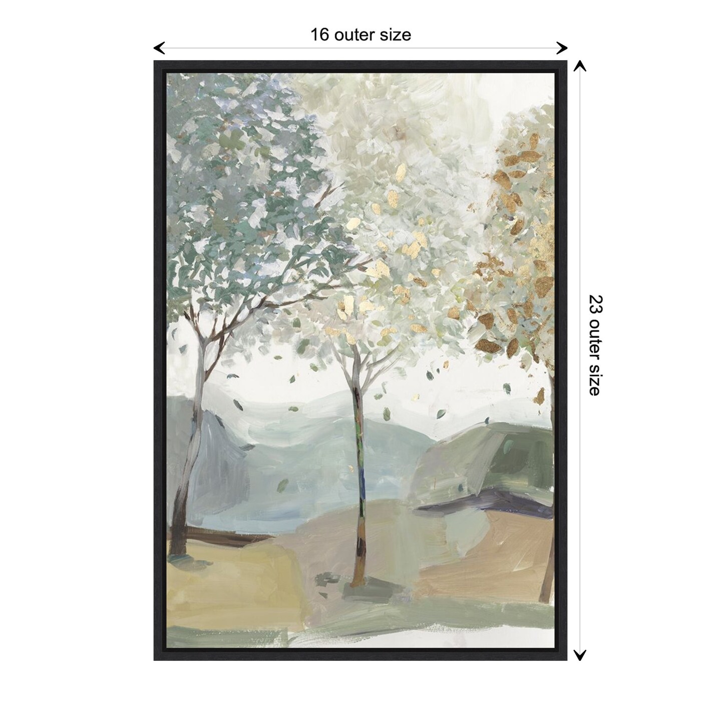 Breezy Landscape Trees III by Allison Pearce Canvas Wall Art Print ...