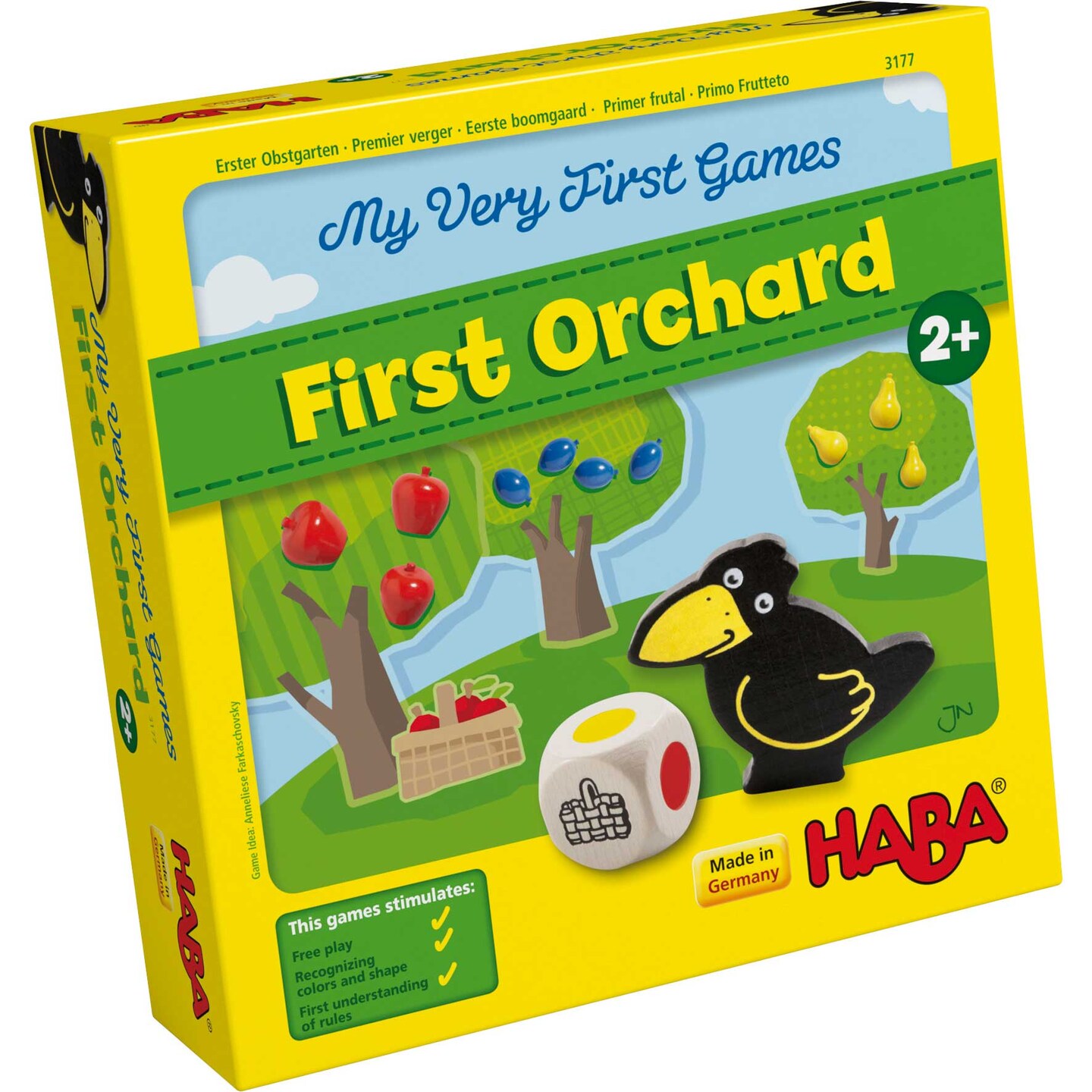 HABA My Very First Games First Orchard Cooperative Board Game For 2