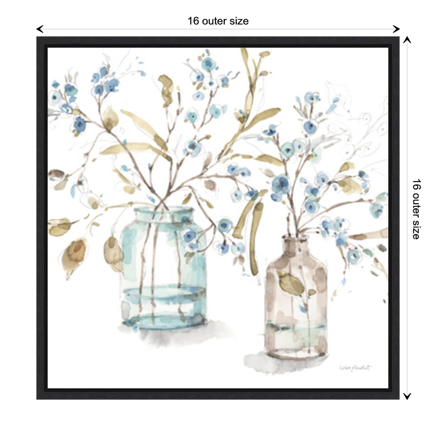 Blue Escape 02 by Lisa Audit Canvas Wall Art Print Framed | Michaels