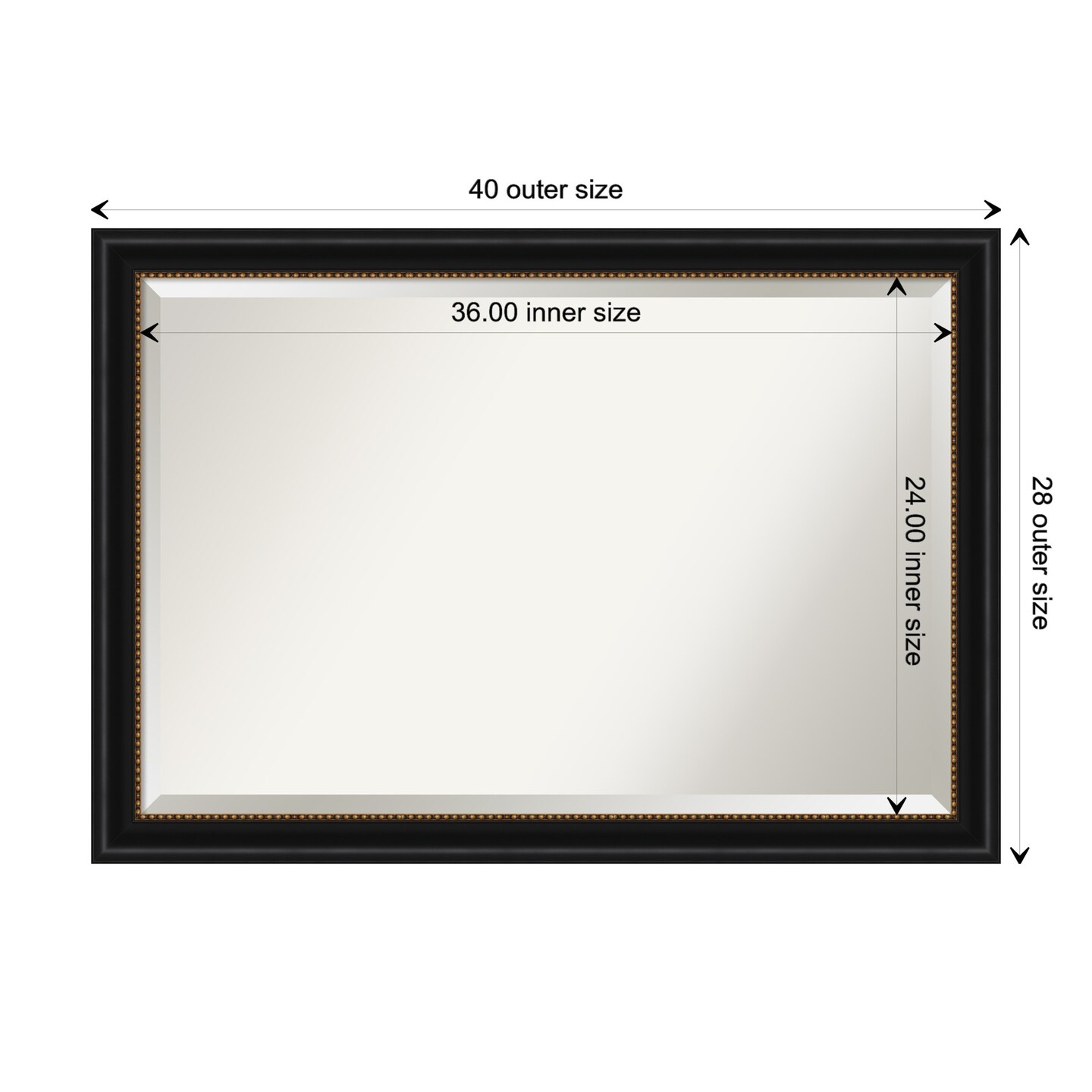 Beveled Bathroom Wall Mirror, Manhattan Frame | Michaels
