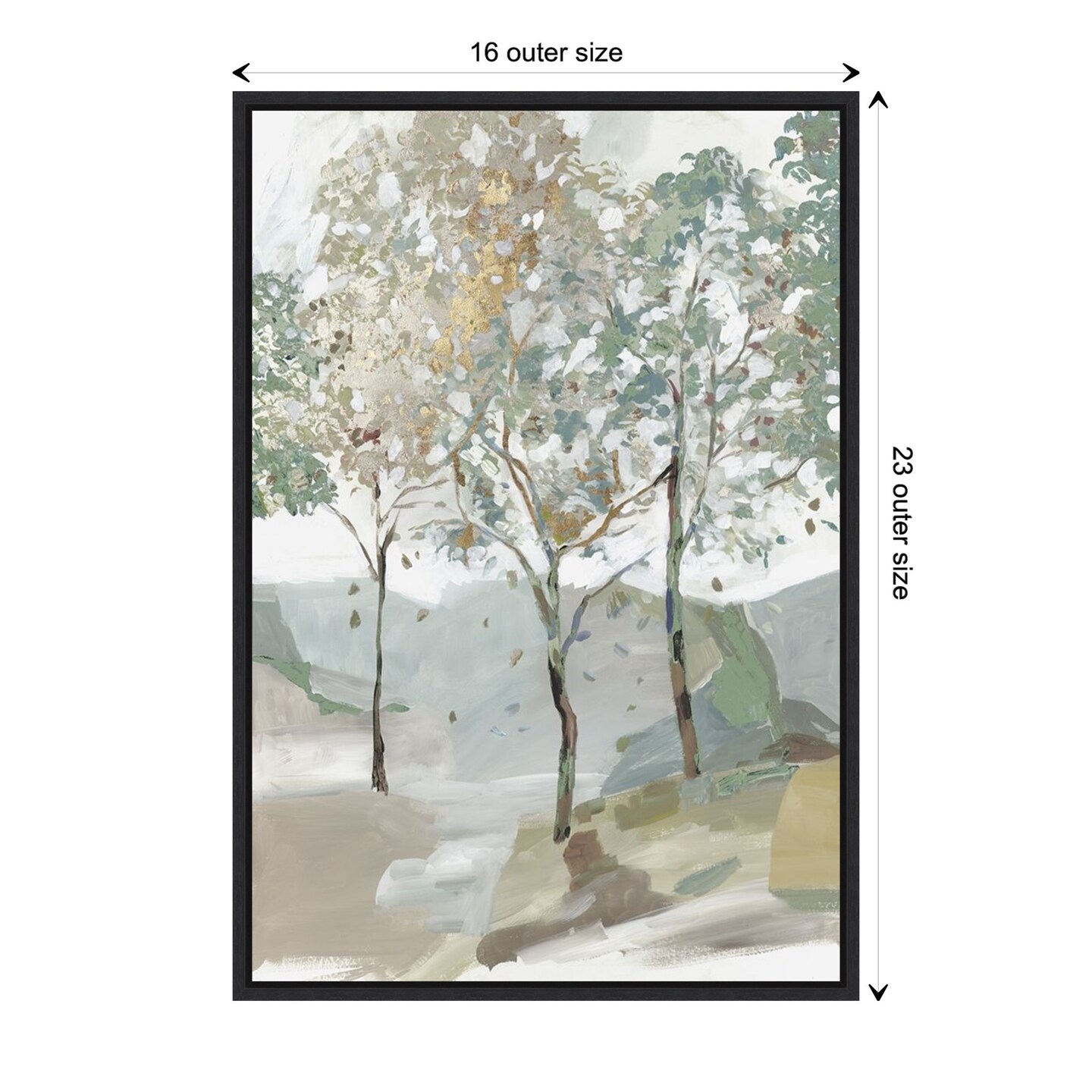 Breezy Landscape Trees II by Allison Pearce Canvas Wall Art Print ...