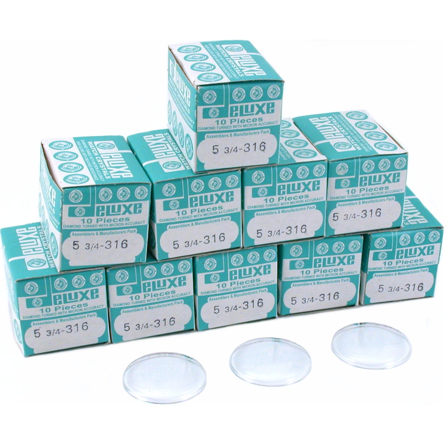 100 Plastic Watch Crystals Watchmaker Dome Parts 31.6mm | Michaels