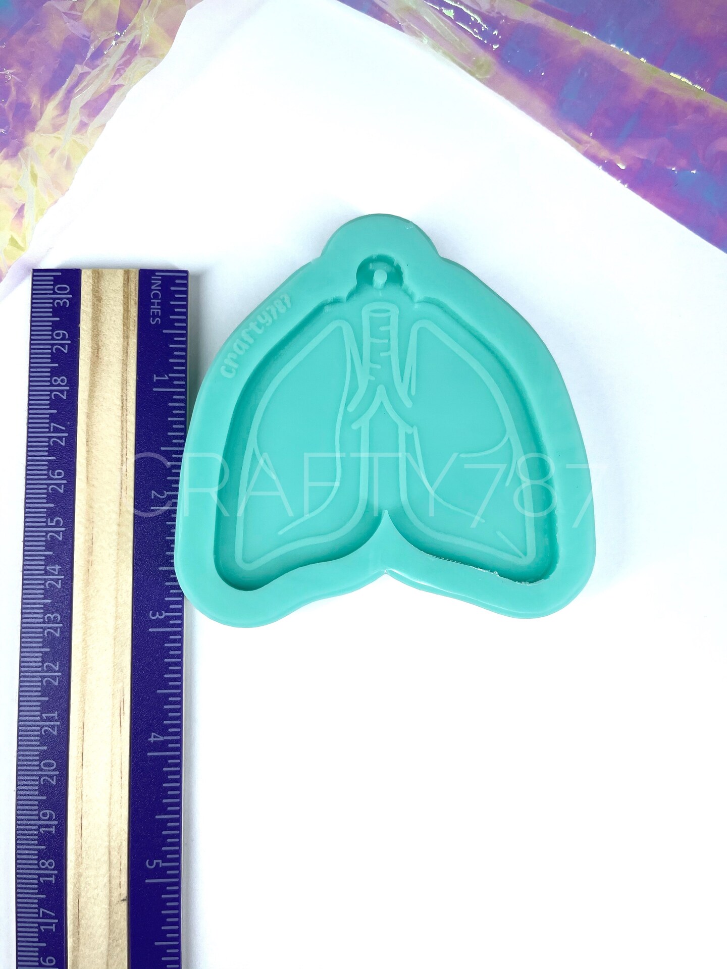 Lung/Pulmón Keychain Silicone Mold (D10) | Resin Molds | Michaels