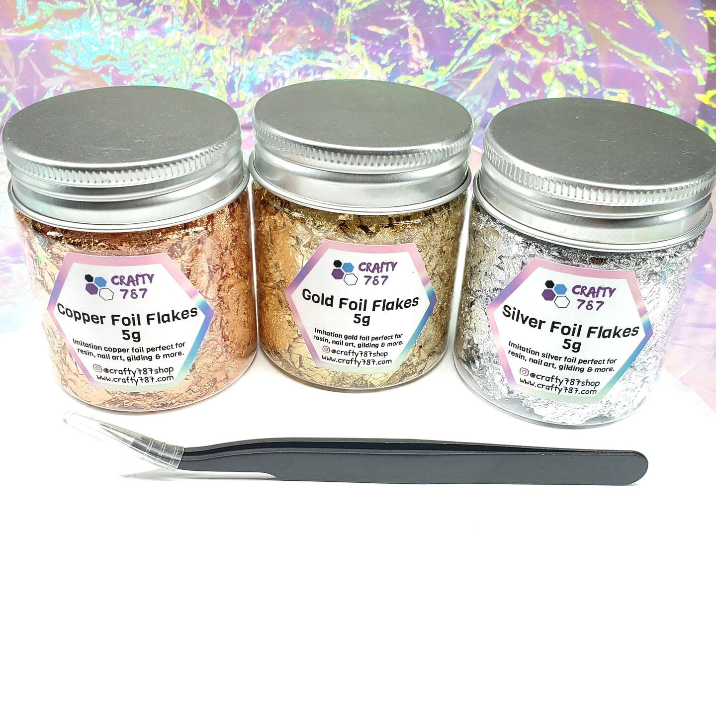 Crafty787 Foil Flakes Kit | Resin Molds | Michaels