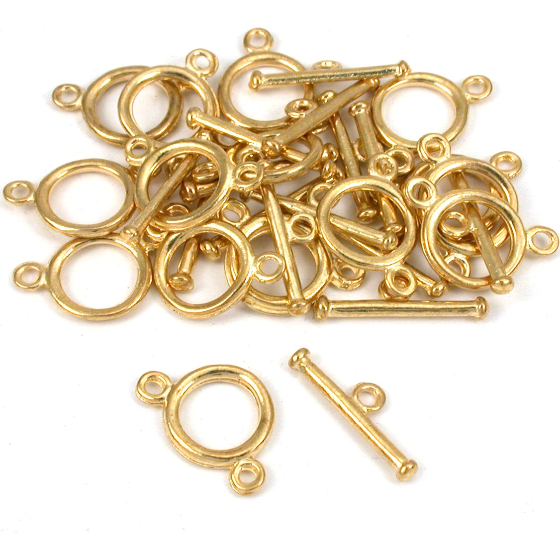 2 Strand Toggle Clasp Gold Plated New 11.5mm Approx 15 | Michaels