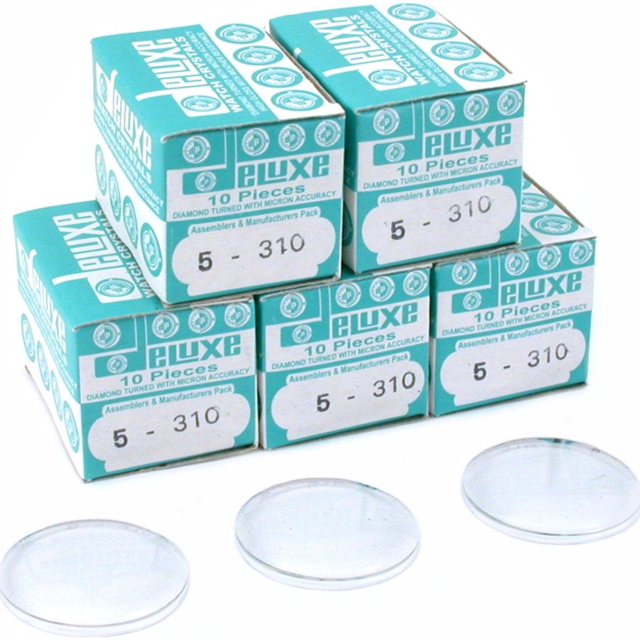 50 Plastic Watch Crystals Watchmakers Dome Parts 31mm | Michaels