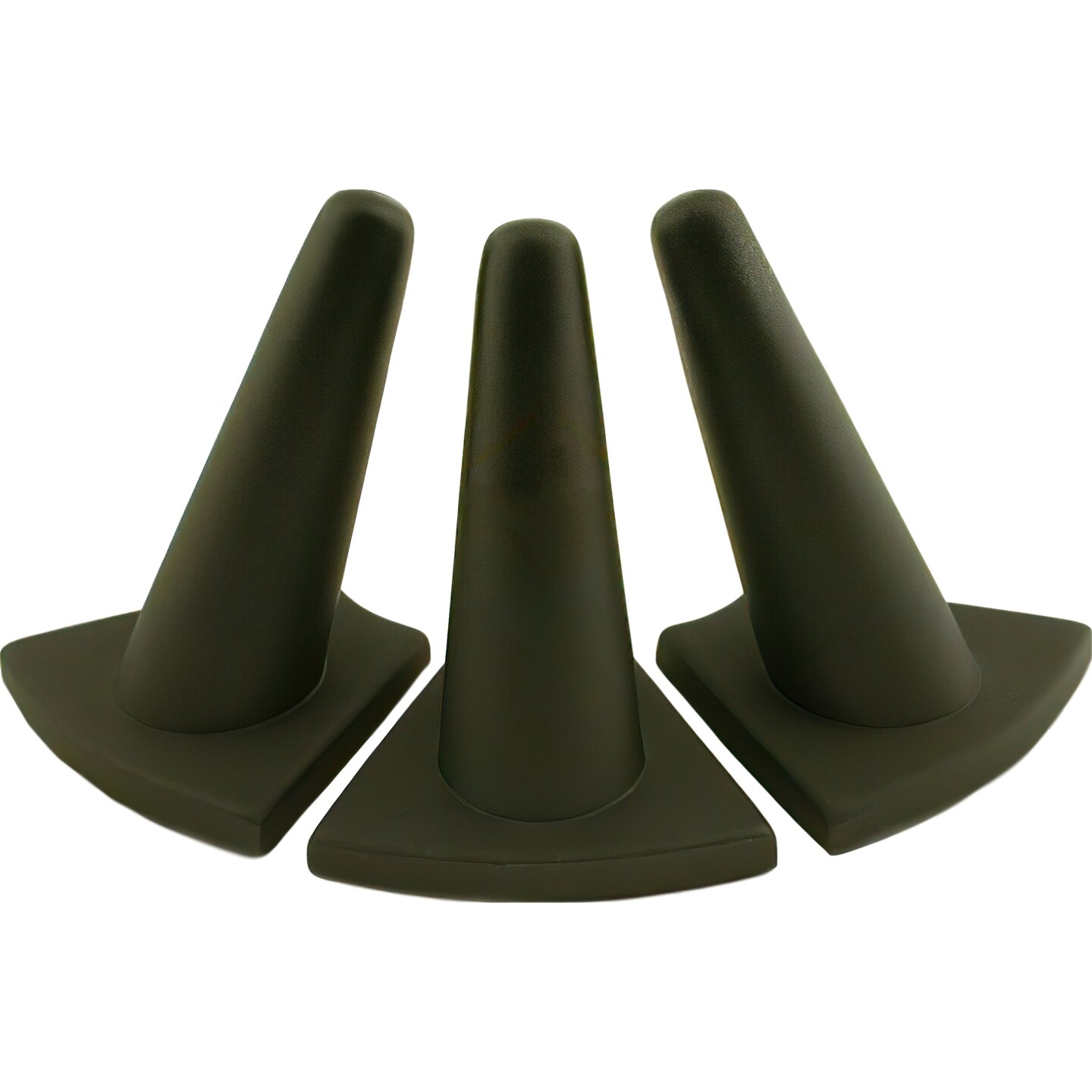 3 Ring Finger Stand Black Rubber Showcase Display Unit | Michaels