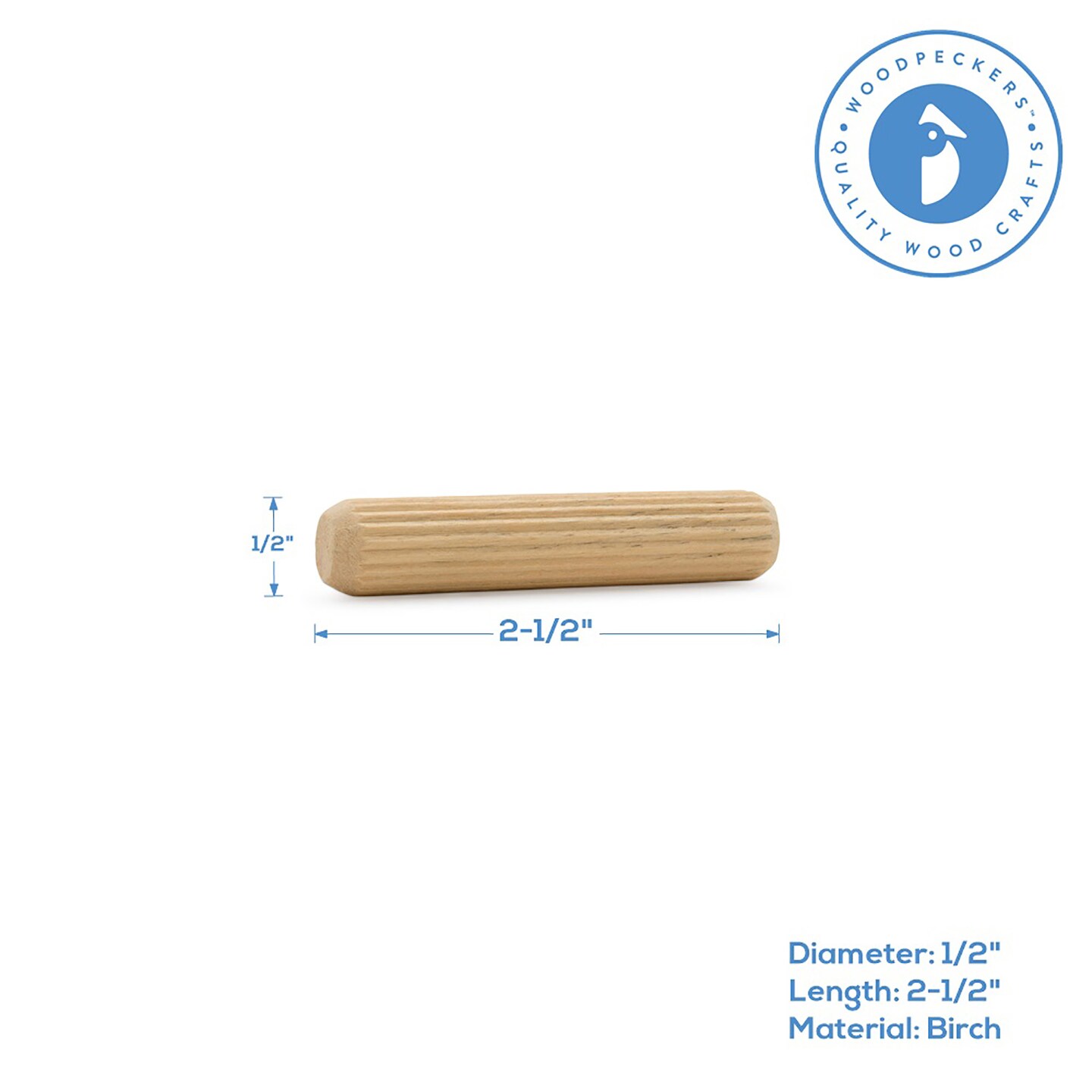 Wood Dowel Pins, Multiple Sizes, for Furniture & Crafts|Woodpeckers ...