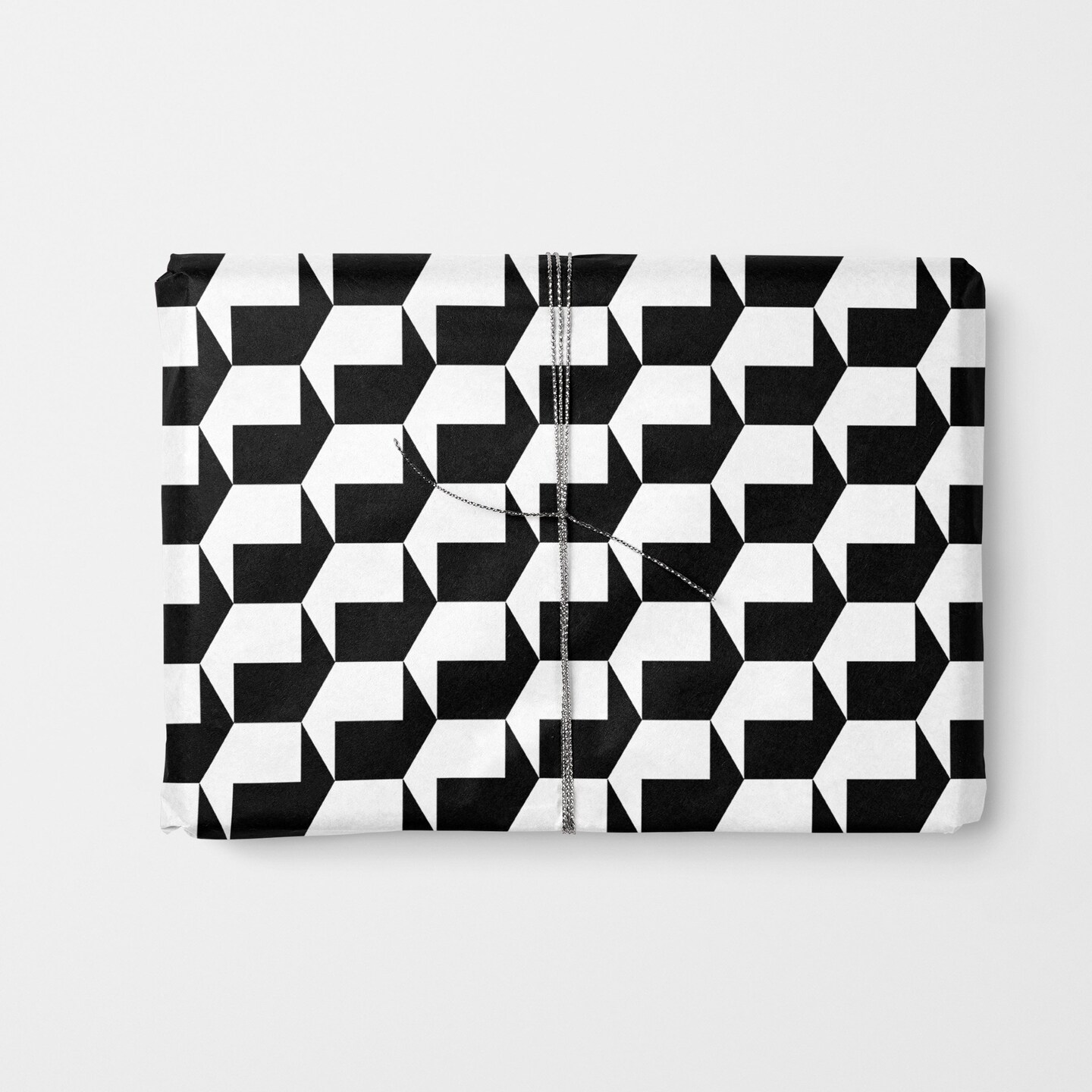 Black and White Geo Shapes Gift Wrap | Wrapping Paper | Michaels
