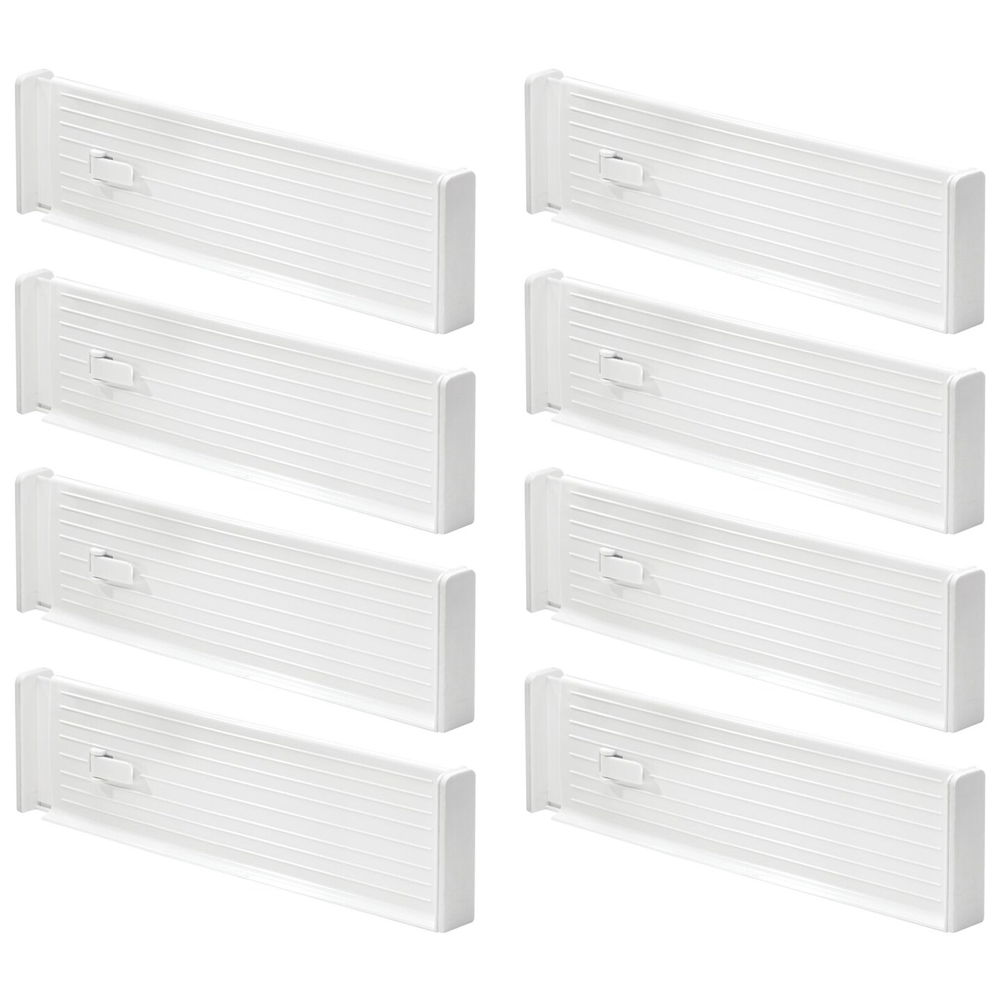 mDesign Expandable Kitchen Drawer Divider, Secure Lock | Kitchen ...